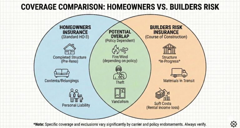 Builders Risk vs. Homeowners Insurance: Do You Need Both? (2026)